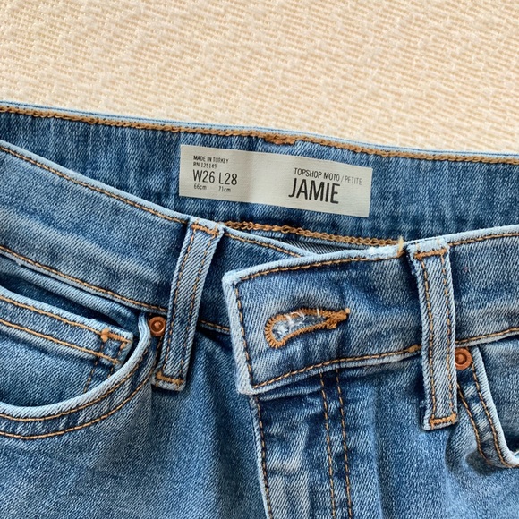 Topshop | Jeans | Topshop Jamie Jeans With Black Lace Detail | Poshmark